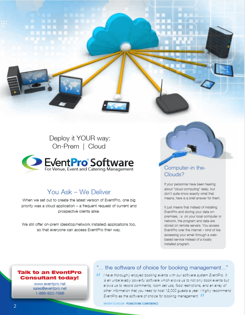 EventPro Software Brochures Library